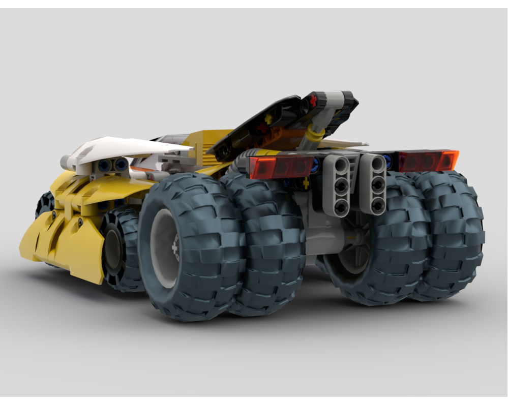 LEGO MOC Cyber Racing Car by HeLi2046 | Rebrickable - Build with LEGO