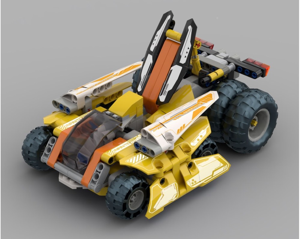LEGO MOC-224347 Cyber Racing Car by HeLi2046 | Rebrickable - Build with ...