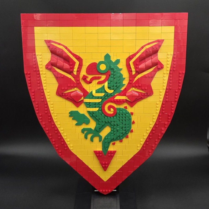 LEGO MOC Dragon Knights Shield by Brick_Lizard | Rebrickable - Build ...