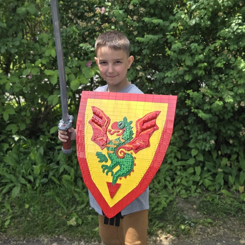 LEGO MOC-224360 Dragon Knights Shield by Brick_Lizard | Rebrickable ...