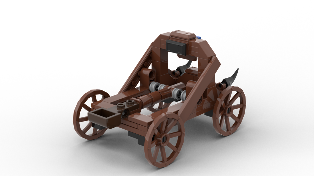 LEGO MOC Lion knights Ballista and Catapult by Benjocaron | Rebrickable ...