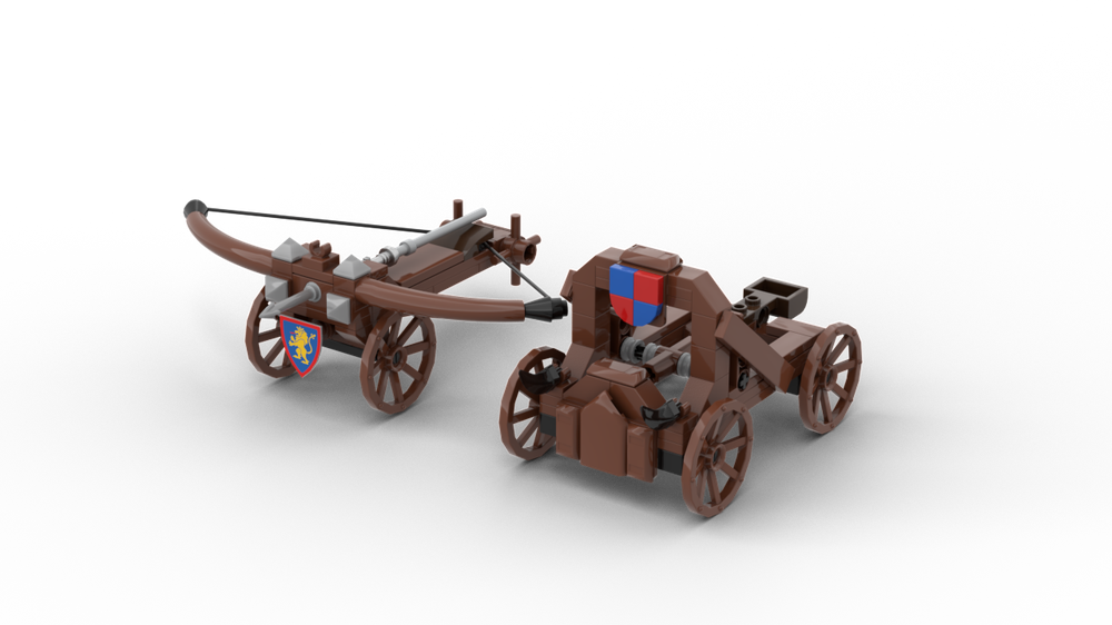LEGO MOC Lion knights Ballista and Catapult by Benjocaron | Rebrickable ...