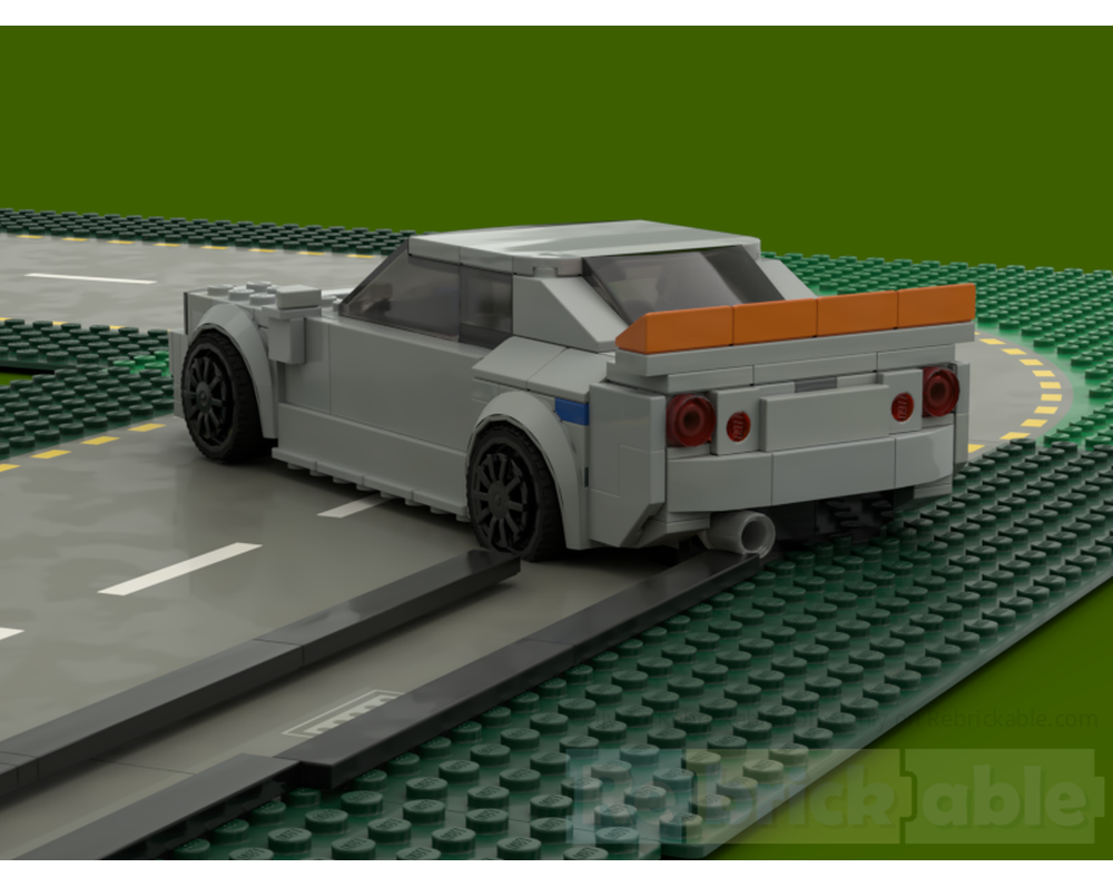 LEGO MOC-224406 Nissan GTR R-34 mod by The Technic think tank ...