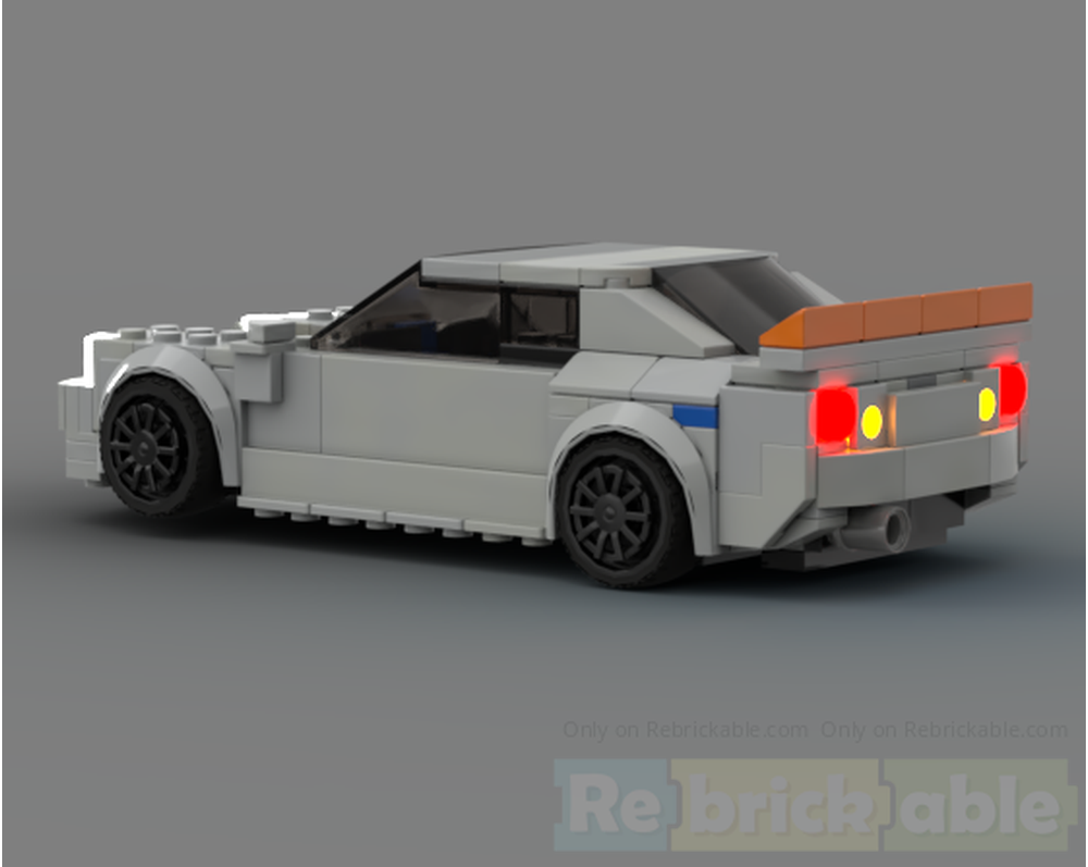 LEGO MOC-224406 Nissan GTR R-34 mod by The Technic think tank ...