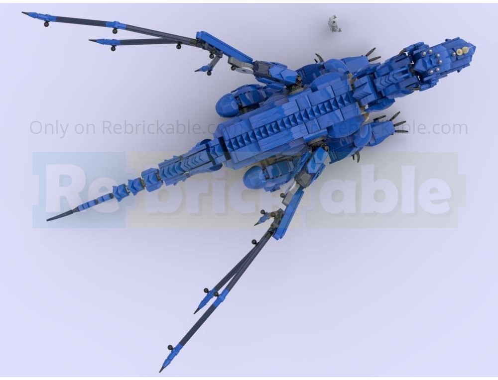 LEGO MOC Blue Dragon (Lightning) by Phoenix_bricks | Rebrickable ...