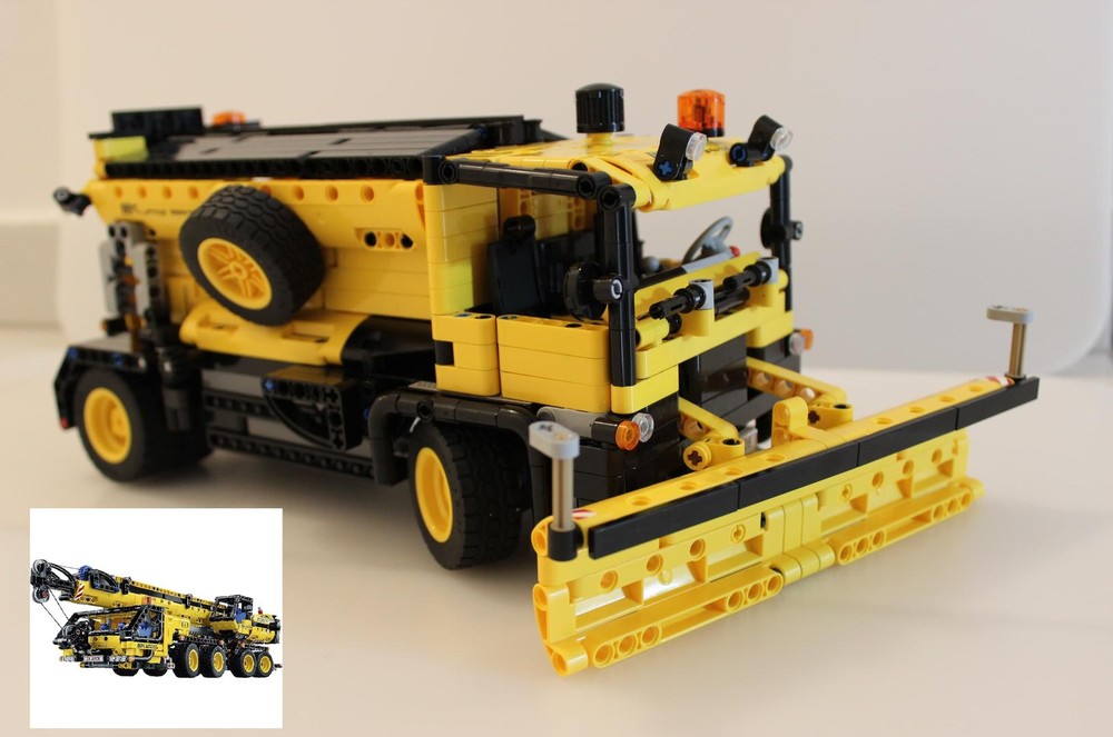 LEGO MOC Snow plough and sand spreader by Omanb571 | Rebrickable ...