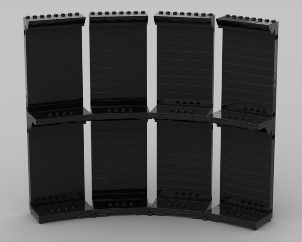 LEGO MOC Minifigure / Card Display by EVA01René | Rebrickable - Build ...