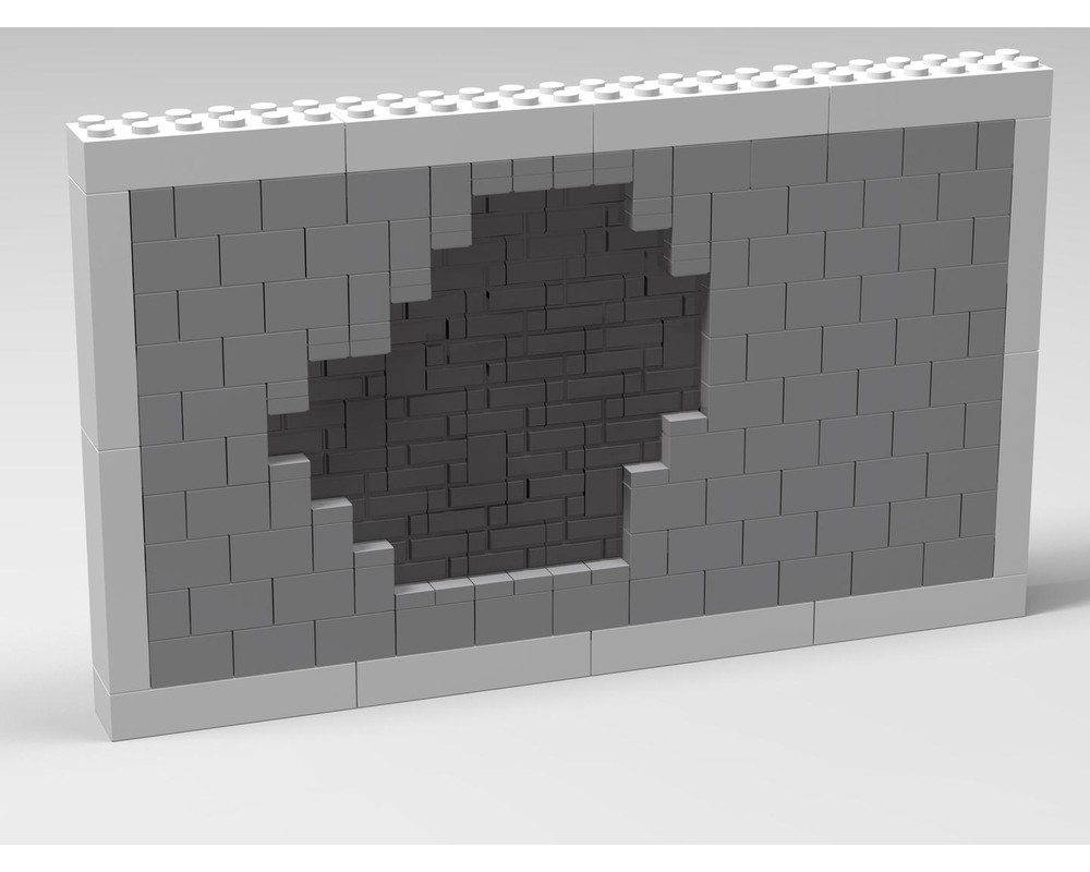 LEGO MOC Broken Wall by ZTBricks | Rebrickable - Build with LEGO