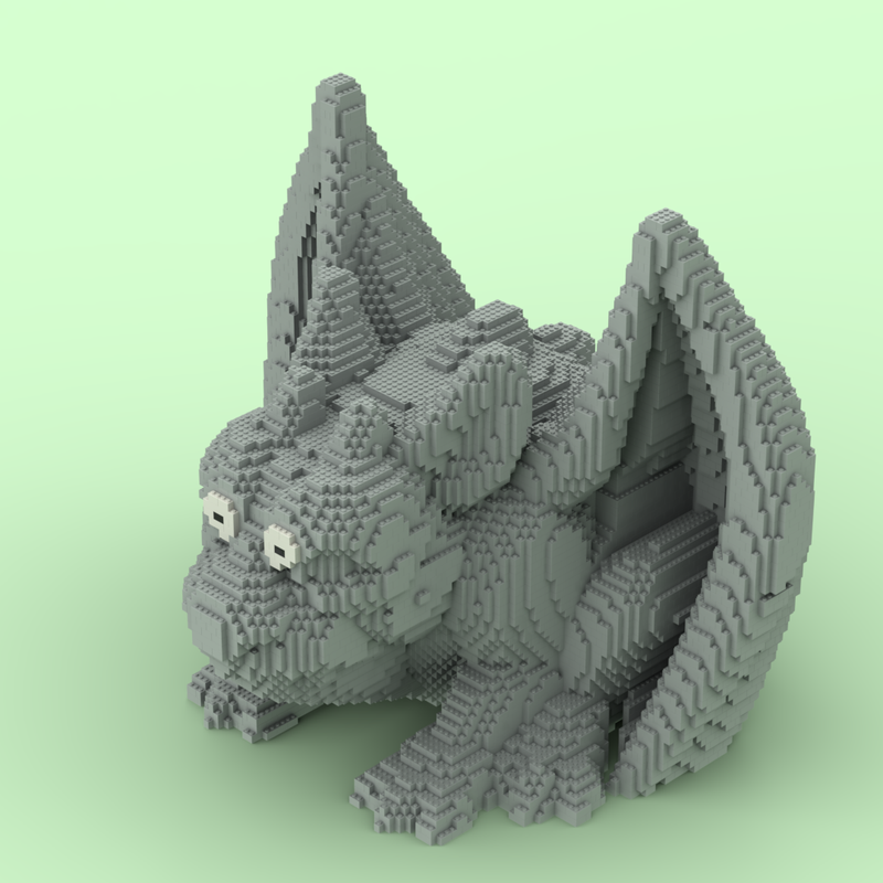 LEGO MOC Gargoyle by otterbournelego | Rebrickable - Build with LEGO