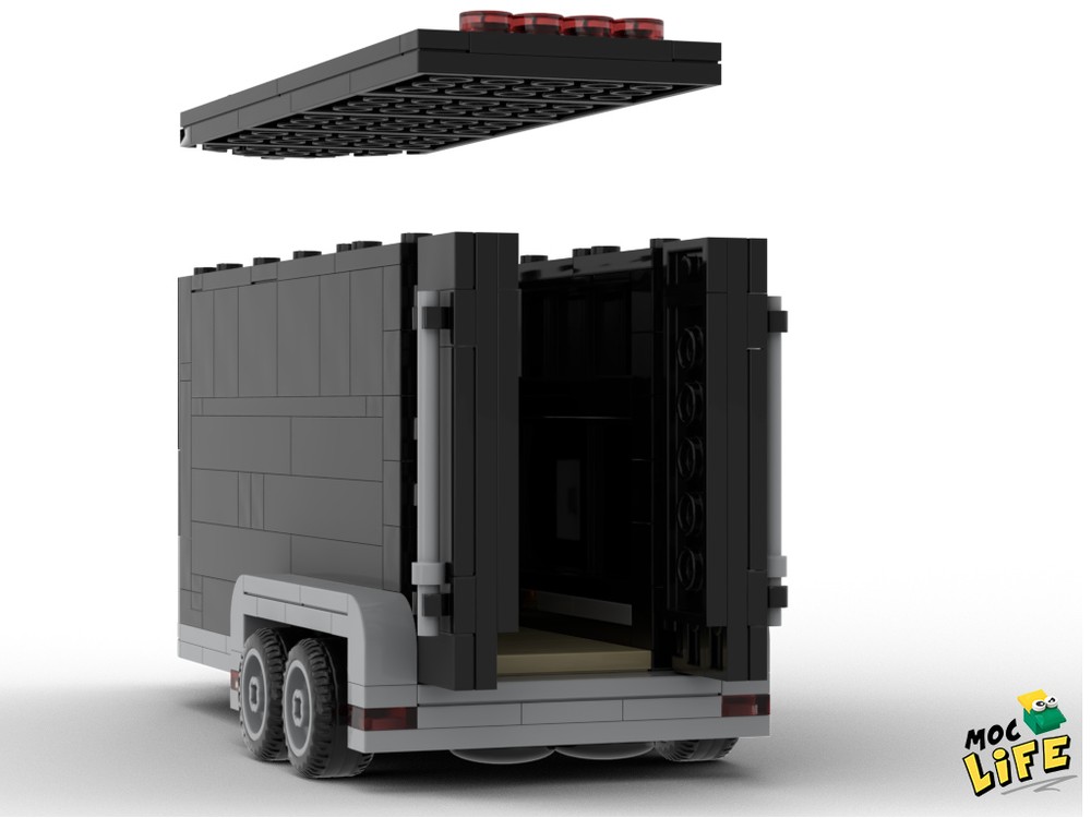 LEGO MOC Construction trailer by MocLife | Rebrickable - Build with LEGO