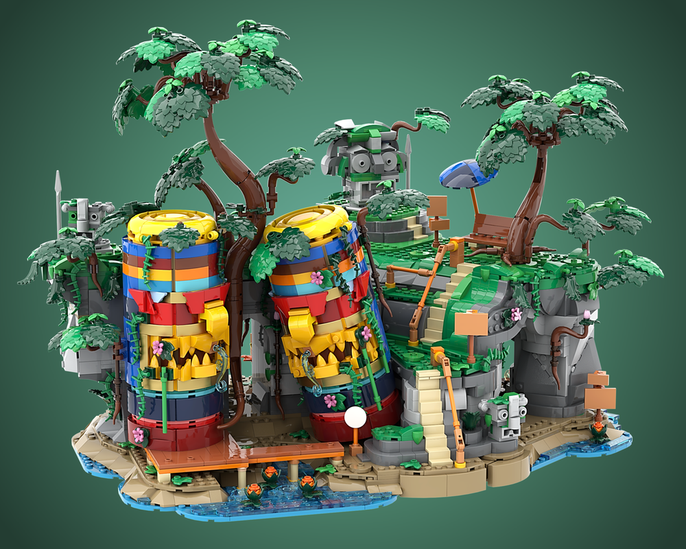 LEGO MOC-224498 Ancient Ruins by TangTaizong | Rebrickable - Build with ...