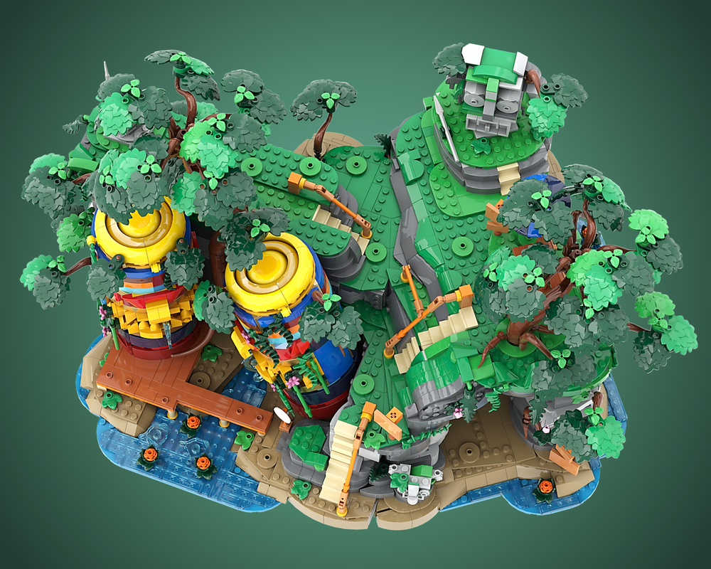 LEGO MOC Ancient Ruins by TangTaizong | Rebrickable - Build with LEGO