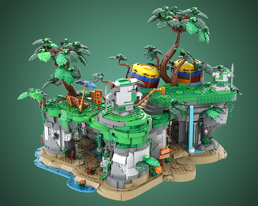 LEGO MOC Ancient Ruins by TangTaizong | Rebrickable - Build with LEGO