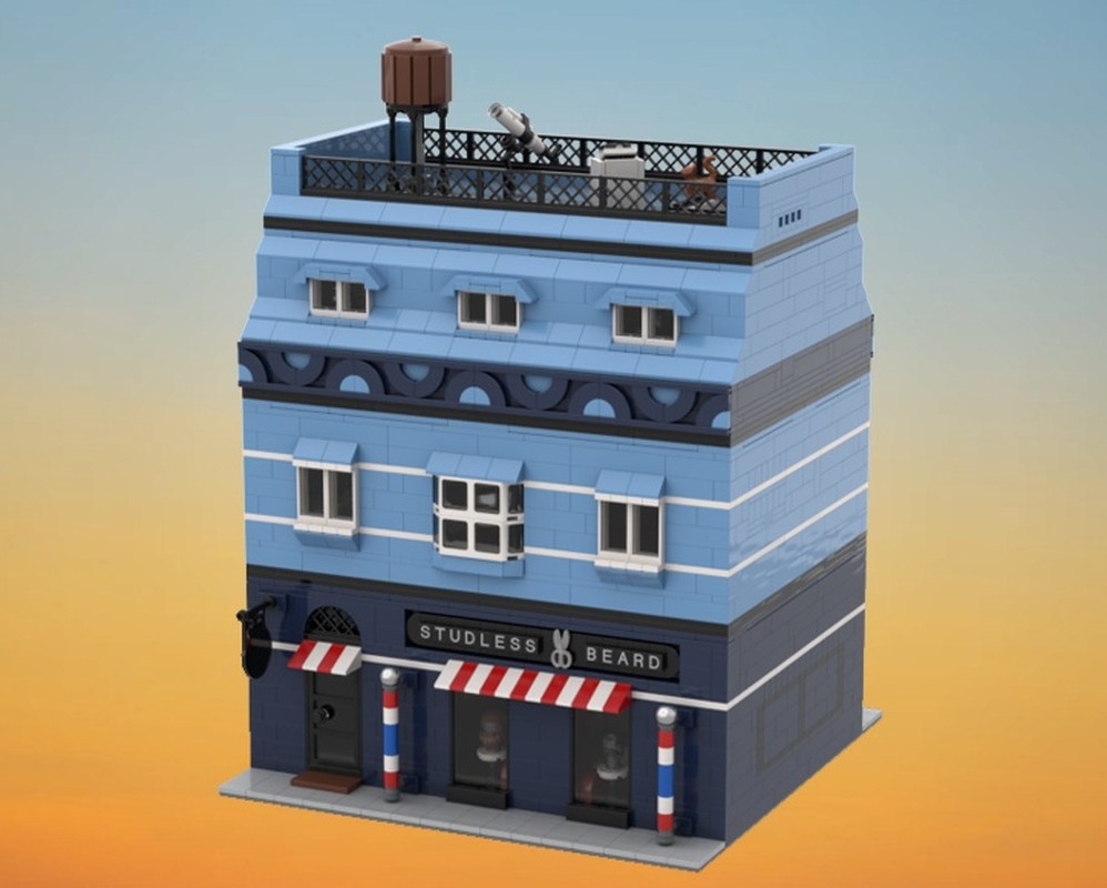 LEGO MOC The Studless Beard by Jota Herr Bricks | Rebrickable - Build ...