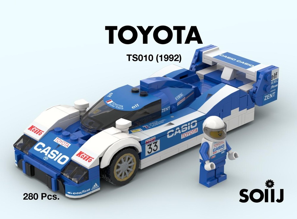 LEGO MOC Toyota TS010 1992 1:27 by Soiij | Rebrickable - Build with LEGO