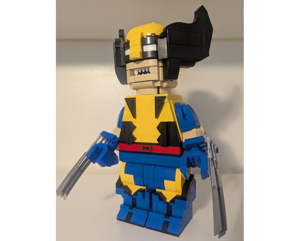LEGO MOC-224522 WOLVERINE MEGAFIG by BLOOD - SHOT | Rebrickable - Build ...