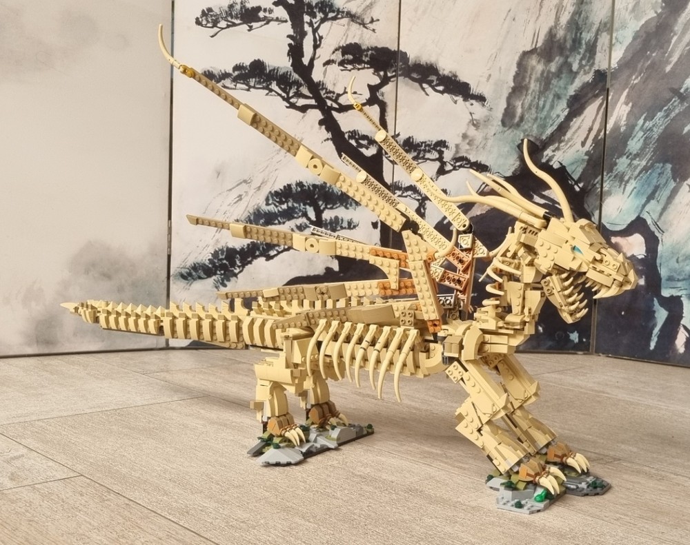 LEGO MOC Bone dragon by Terraxz | Rebrickable - Build with LEGO