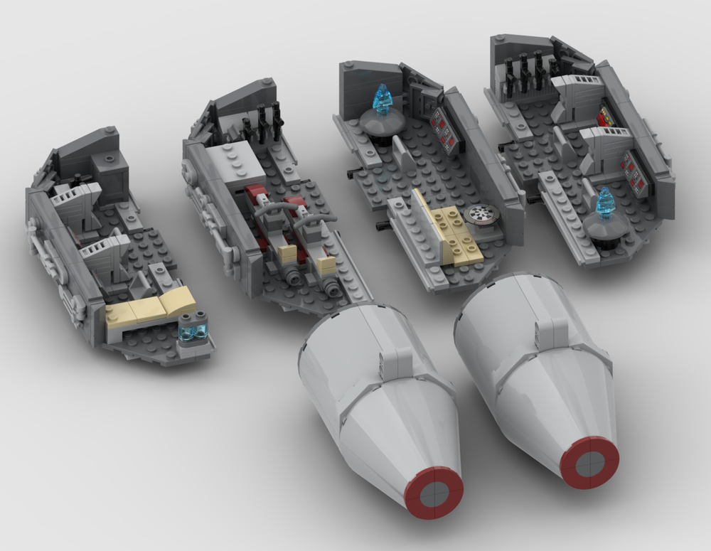 LEGO MOC C70 V1 Interior Modules by Col_Oneill | Rebrickable - Build ...