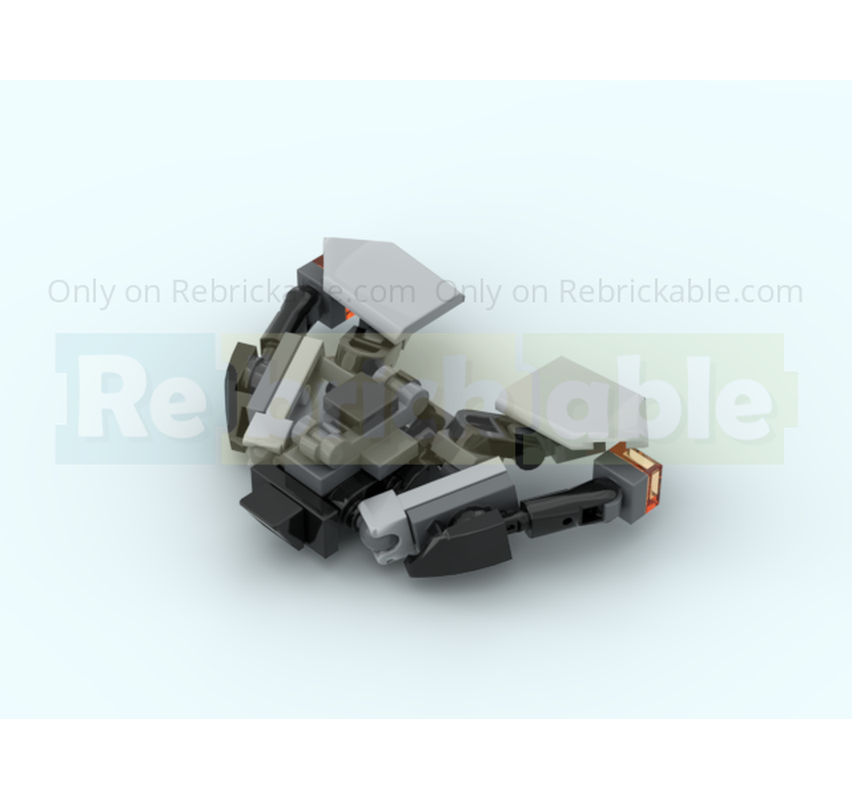 LEGO MOC Mini spacecraft Transformer by LegoBuildo | Rebrickable ...