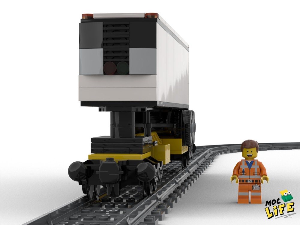 LEGO MOC Wagon for trailor container by MocLife | Rebrickable - Build ...