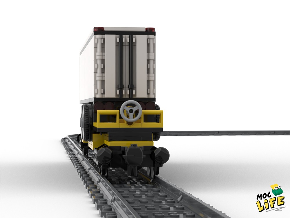 LEGO MOC Wagon for trailor container by MocLife | Rebrickable - Build ...