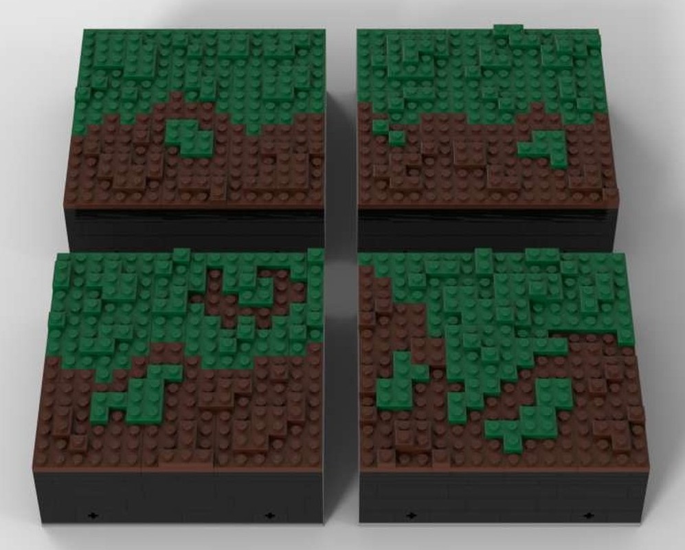 LEGO MOC Modular Terrain - Transition Pack by mikey2110 | Rebrickable ...