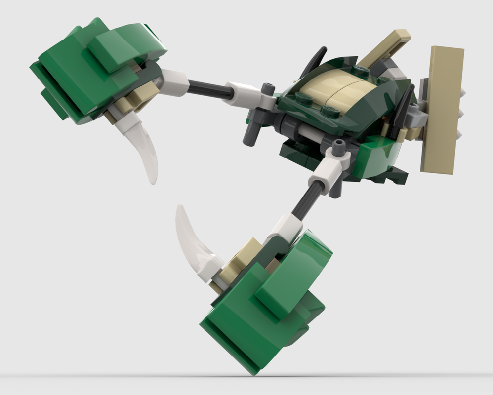 LEGO MOC Mini Dino Pod Racer by lolQwertz | Rebrickable - Build with LEGO
