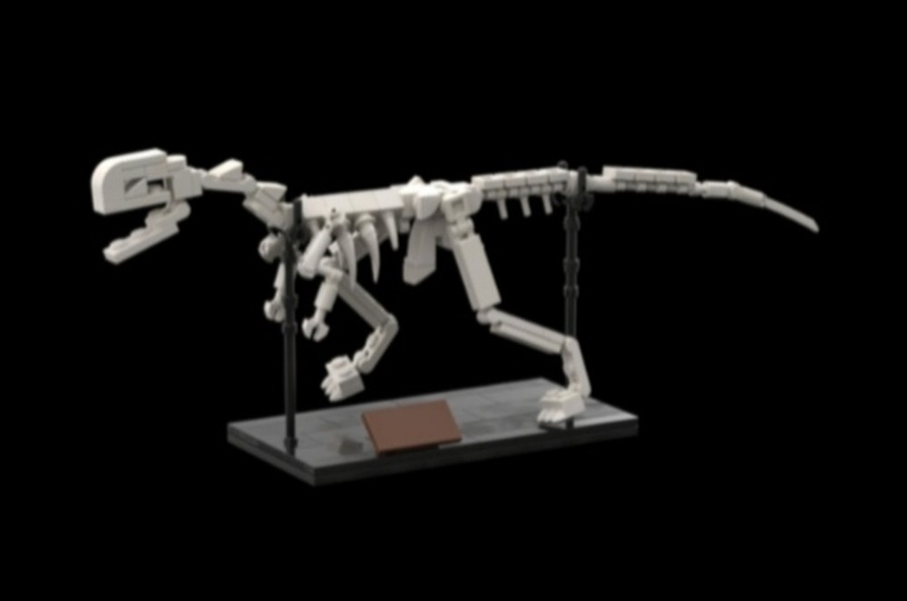 LEGO MOC monolophosaurus jiangi fossil by APX Predator | Rebrickable ...