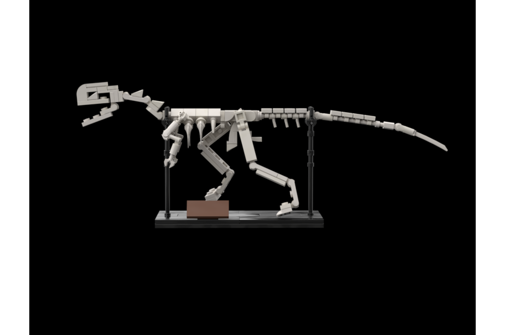LEGO MOC monolophosaurus jiangi fossil by APX Predator | Rebrickable ...