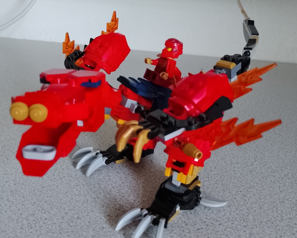 LEGO MOC Kai's Elemental Fire Dragon by ninjaroo66 | Rebrickable ...