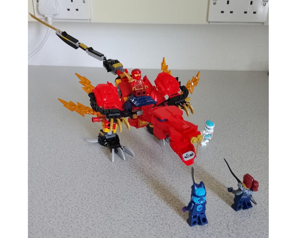 LEGO MOC Kai's Elemental Fire Dragon by ninjaroo66 | Rebrickable ...