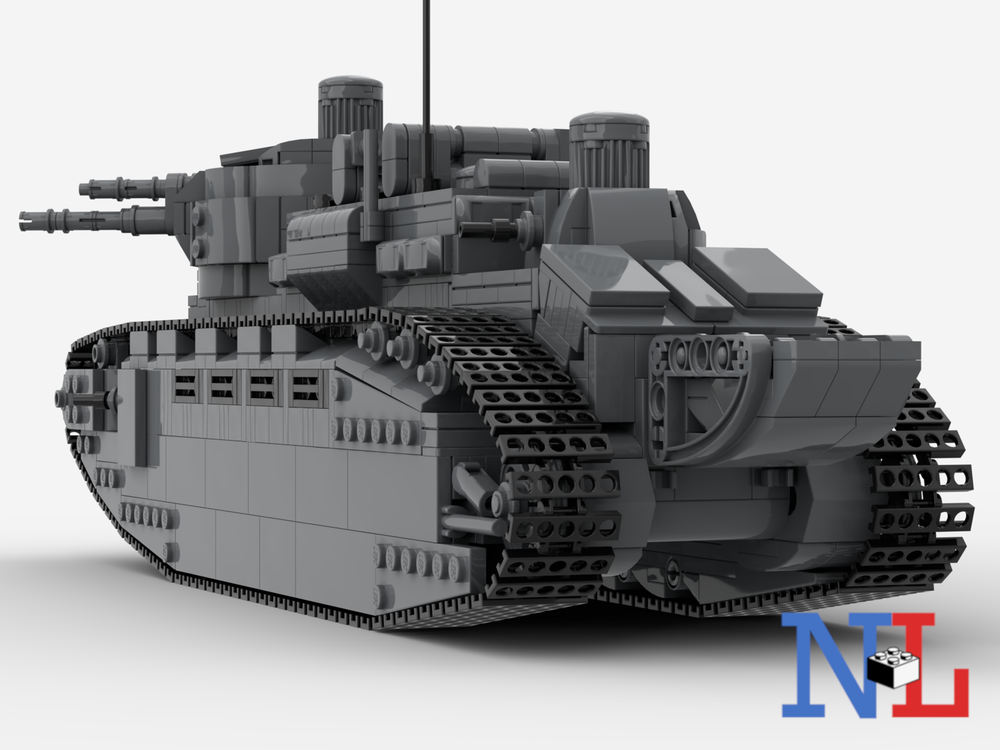 LEGO MOC-224586 WW1 Char 2C French Tank by NLBricks | Rebrickable ...