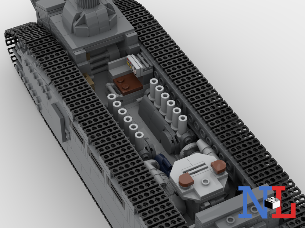 LEGO MOC WW1 Char 2C French Tank by NLBricks | Rebrickable - Build with ...