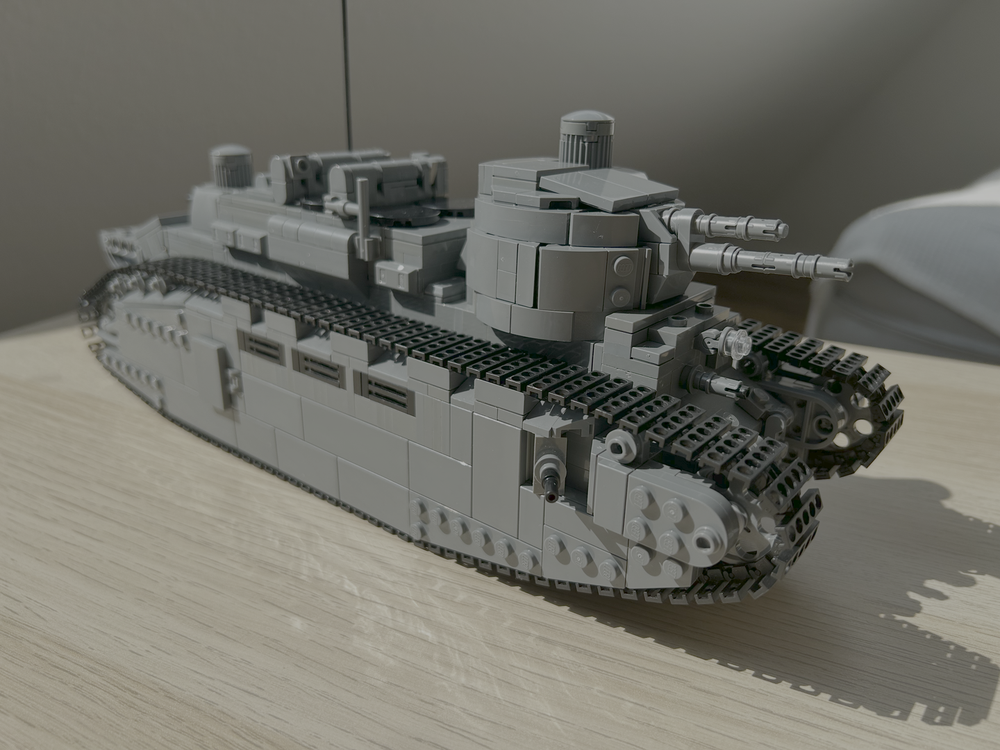 LEGO MOC WW1 Char 2C French Tank by NLBricks | Rebrickable - Build with ...
