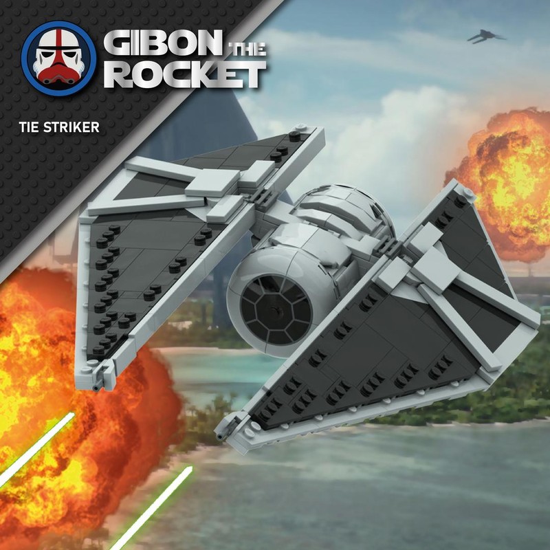 LEGO MOC TIE/sk Striker by GibonTheRocket | Rebrickable - Build with LEGO