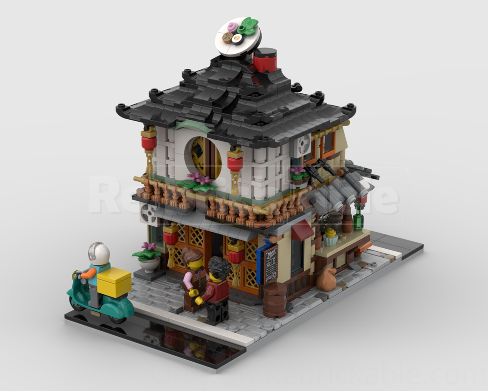 LEGO MOC Japan Restaurant by AlessandroMaffioli | Rebrickable - Build ...