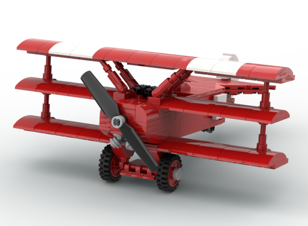 LEGO MOC fokker d.r I triplane by EBbuilds | Rebrickable - Build with LEGO