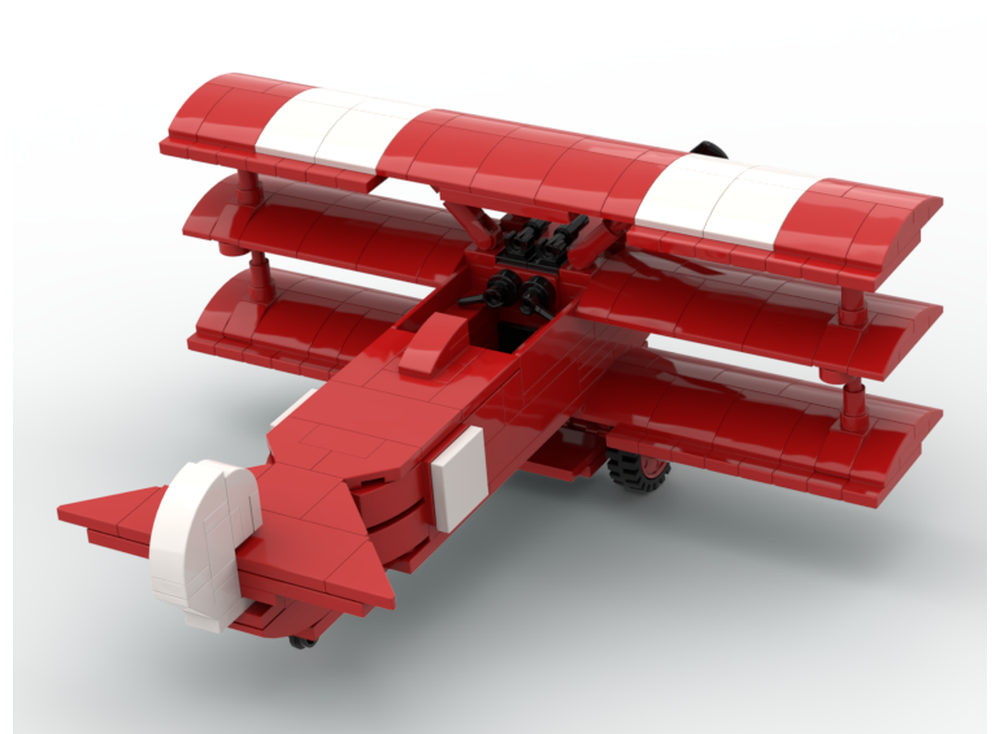 LEGO MOC fokker d.r I triplane by EBbuilds | Rebrickable - Build with LEGO