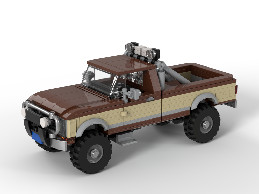 LEGO MOC The Fall Guy Pickup 8wide by Linse | Rebrickable - Build with LEGO