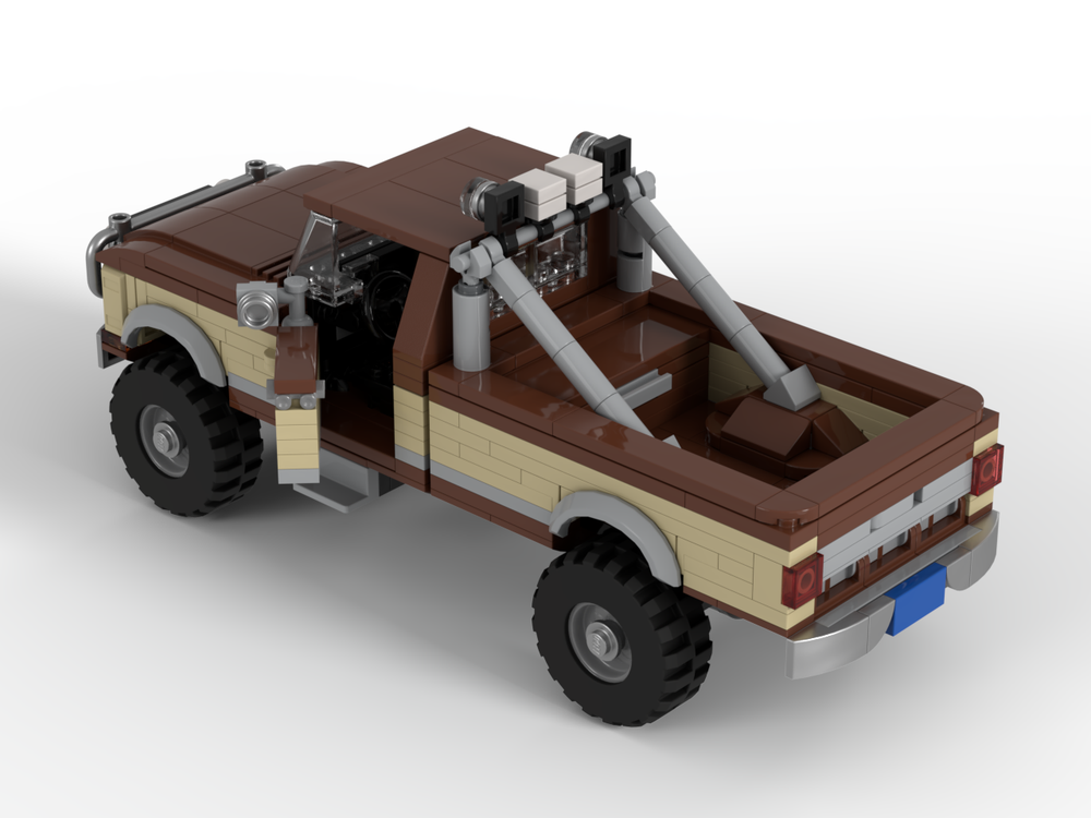 LEGO MOC The Fall Guy Pickup 8wide by Linse | Rebrickable - Build with LEGO