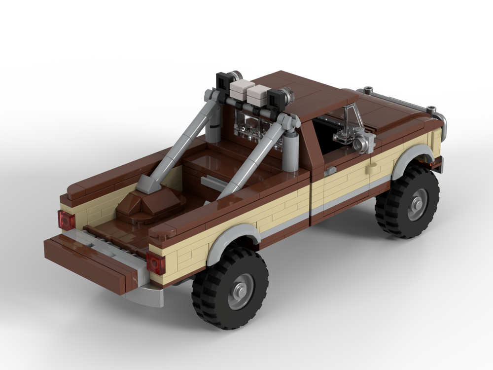 LEGO MOC The Fall Guy Pickup 8wide by Linse | Rebrickable - Build with LEGO