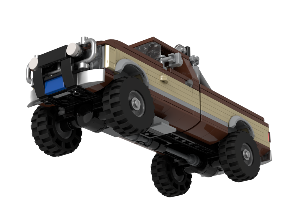 LEGO MOC The Fall Guy Pickup 8wide by Linse | Rebrickable - Build with LEGO