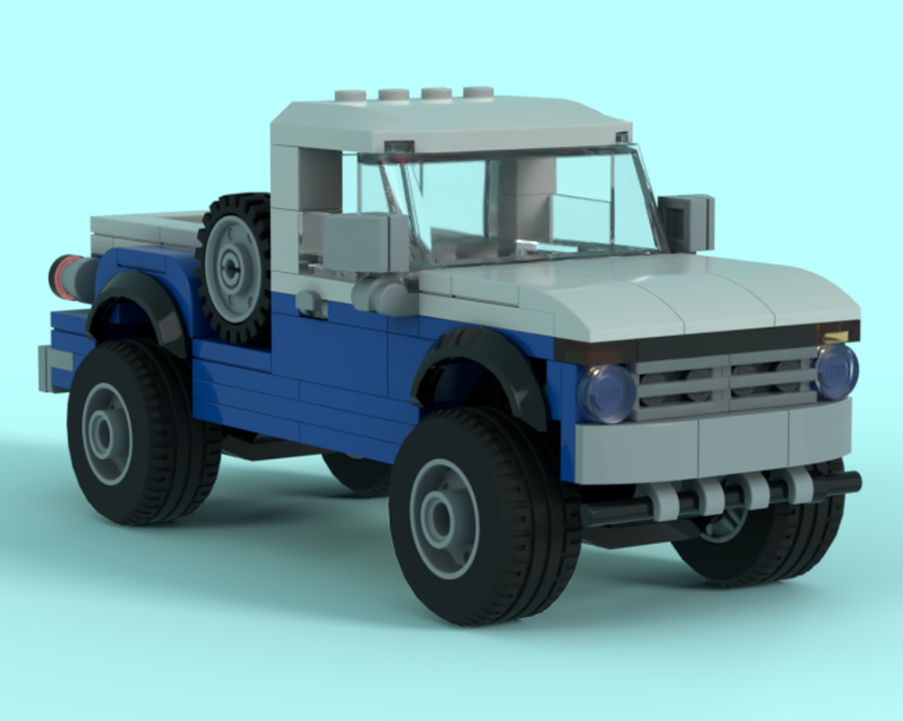 LEGO MOC Classic 4x4 "F-100" by BigTrainBricks | Rebrickable - Build ...