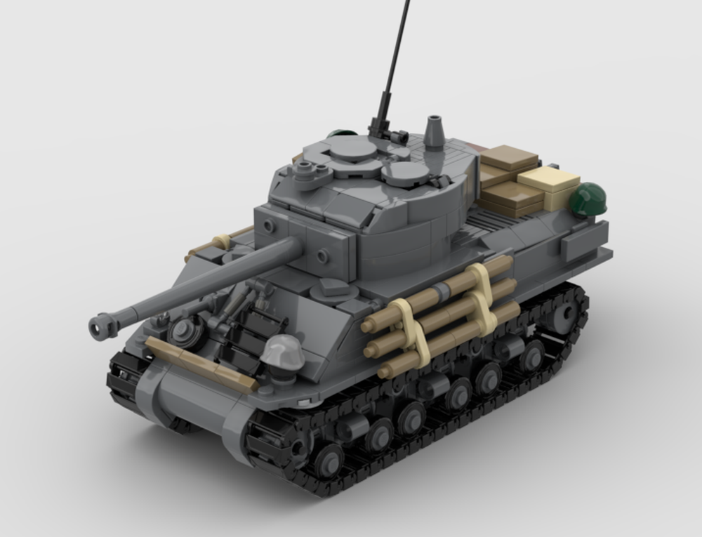 LEGO MOC-224628 M4A3E8 "Fury" American Medium Tank by Lego Tanker ...