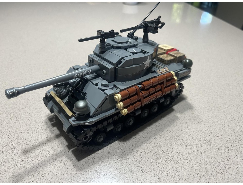 LEGO MOC-224628 M4A3E8 "Fury" American Medium Tank by Lego Tanker ...
