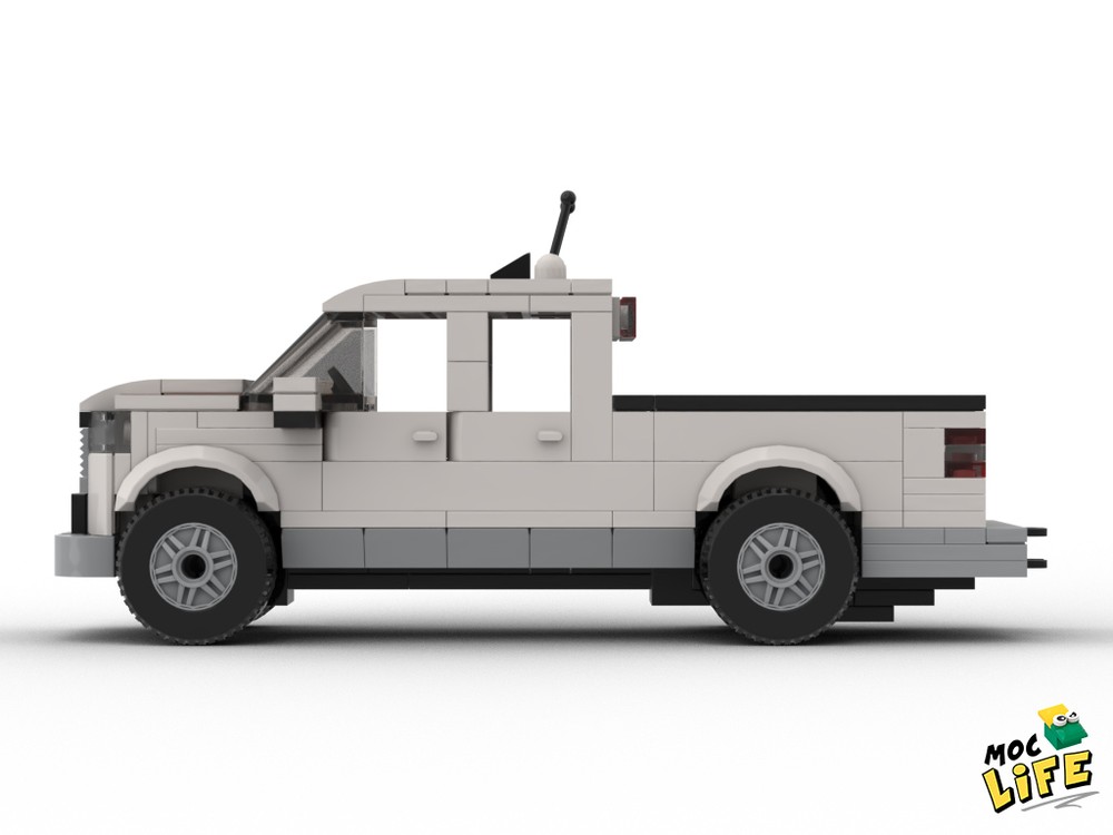 LEGO MOC Toyota Tundra quad cab small bed by MocLife | Rebrickable ...