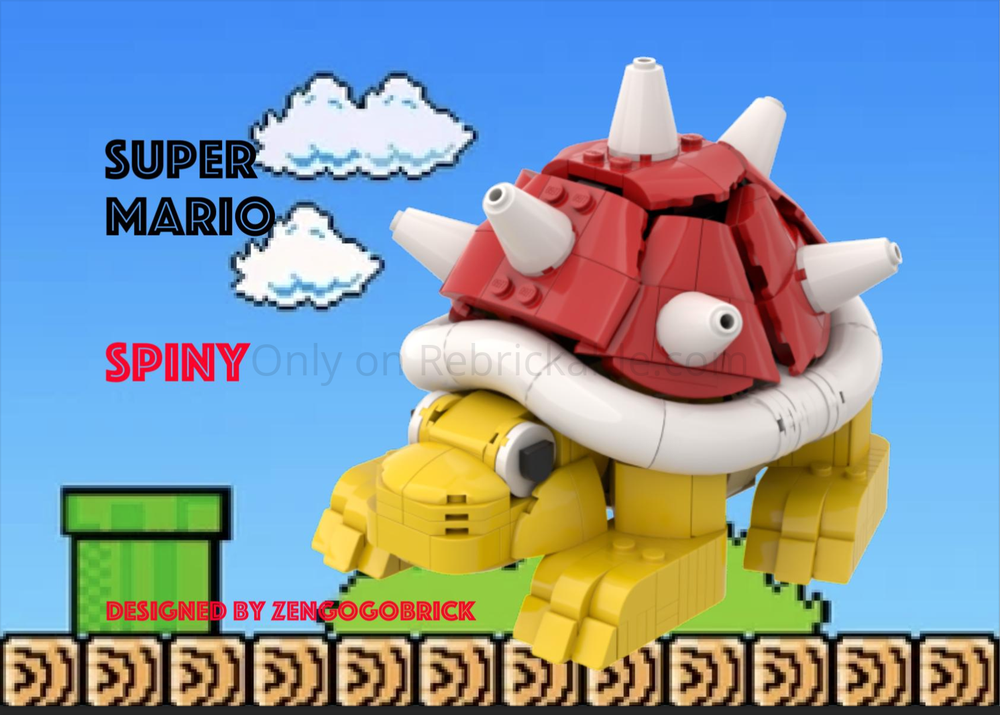 LEGO MOC 40787 Super Mario – Spiny by zengogobrick | Rebrickable ...