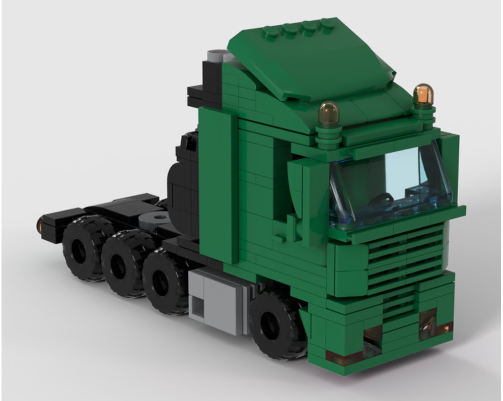 LEGO MOC City Army heavy transport truck (short and long version) by ...
