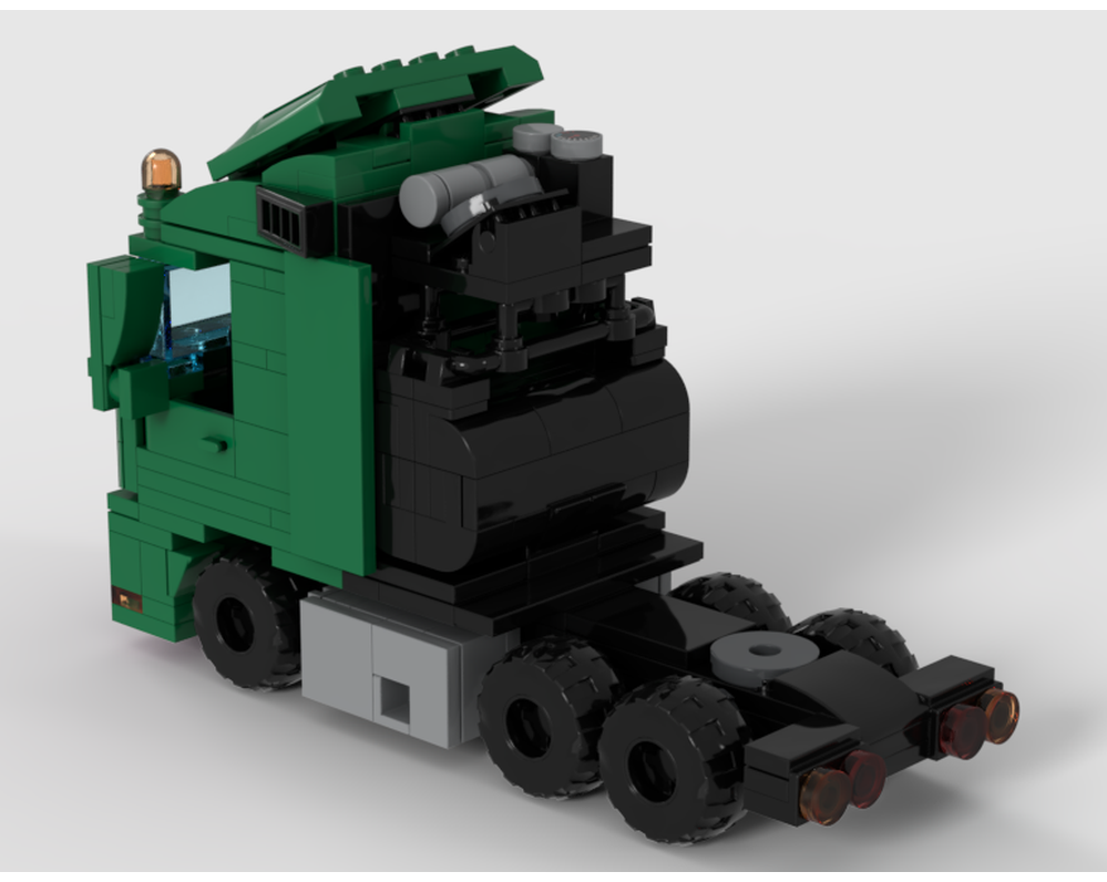 LEGO MOC City Army heavy transport truck (short and long version) by ...