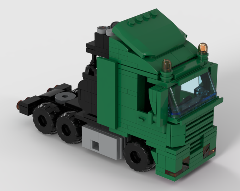 LEGO MOC City Army heavy transport truck (short and long version) by ...